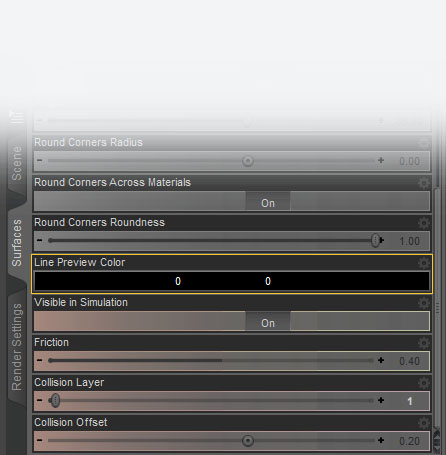 dForce static surface adjust friction - where is it? - Daz 3D Forums
